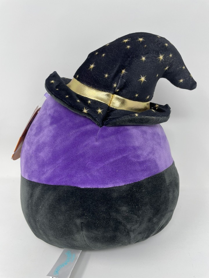 New Release! Squishmallows Voodie 8" Halloween Witch Black Gold Purple ...