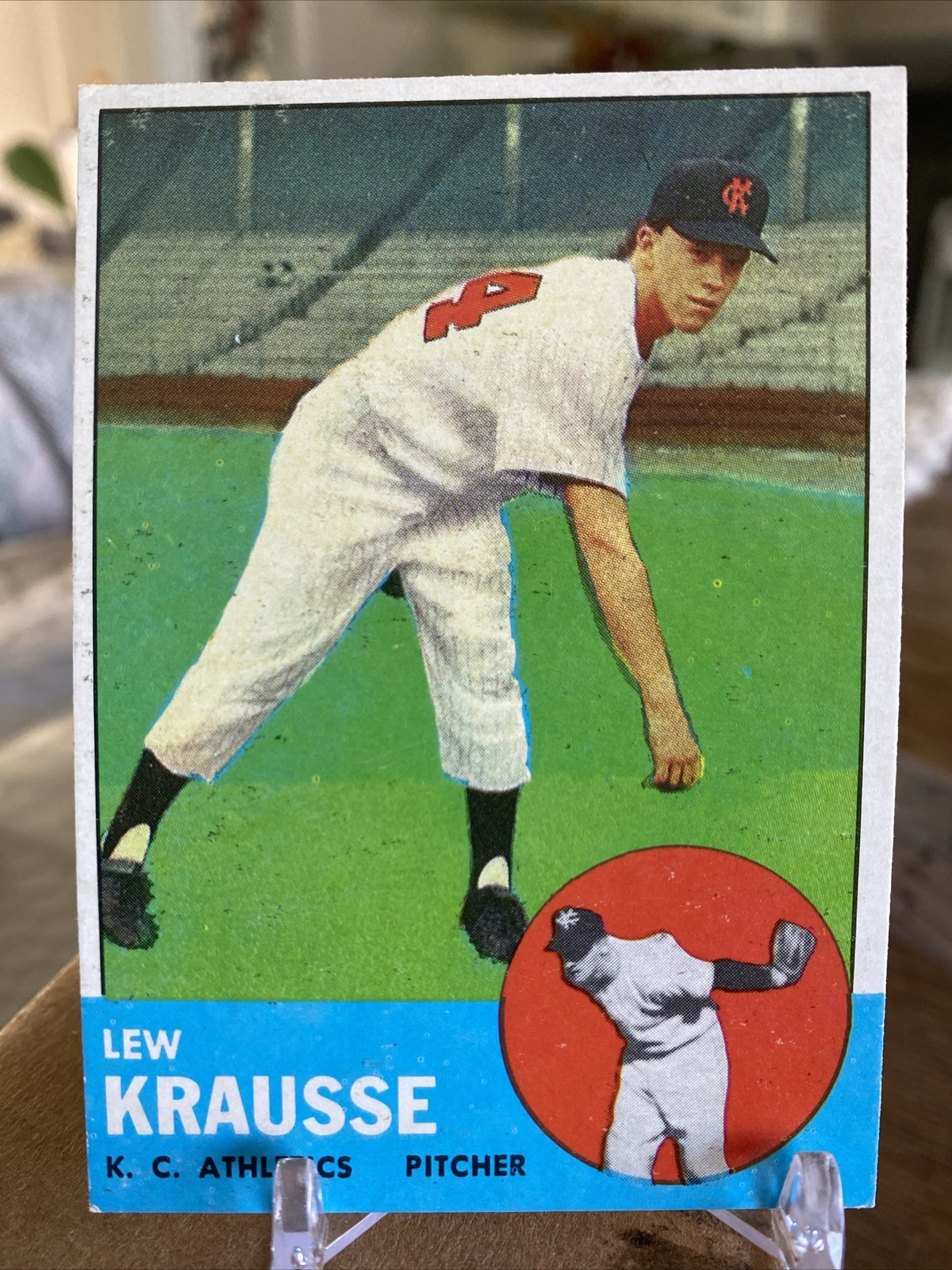 1963 Topps #104 Lew Krausse Kansas City Athletics | eBay