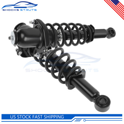 For Toyota For Corolla 2009-2013 Pair Rear Shocks Struts & Coil Spring ...