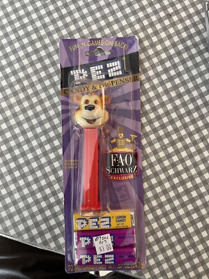 RARE FAO SCHWARZ Exclusive Limited Edition Pez Dispenser W Red Stem New ...