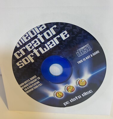 Media Creator Software PC Data Disc (PlayStation 2) PS2 | eBay