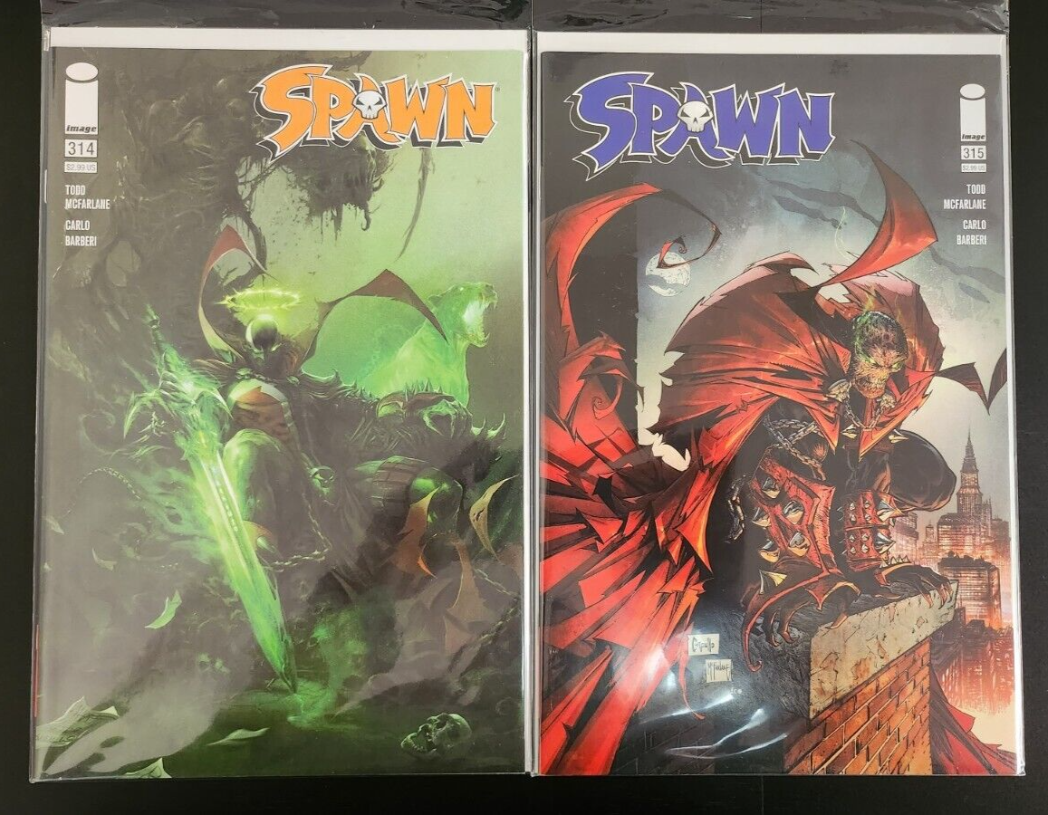 Spawn 2PC LOT #314-315 - 1st Cameo Appearance of Plague Spawn (9.2OB ...