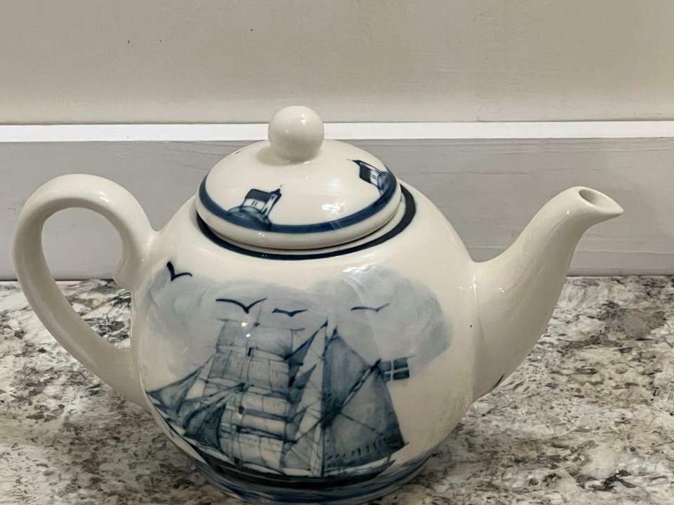 Oxney Green Nautical Sailing Ship Teapot New Unused | eBay
