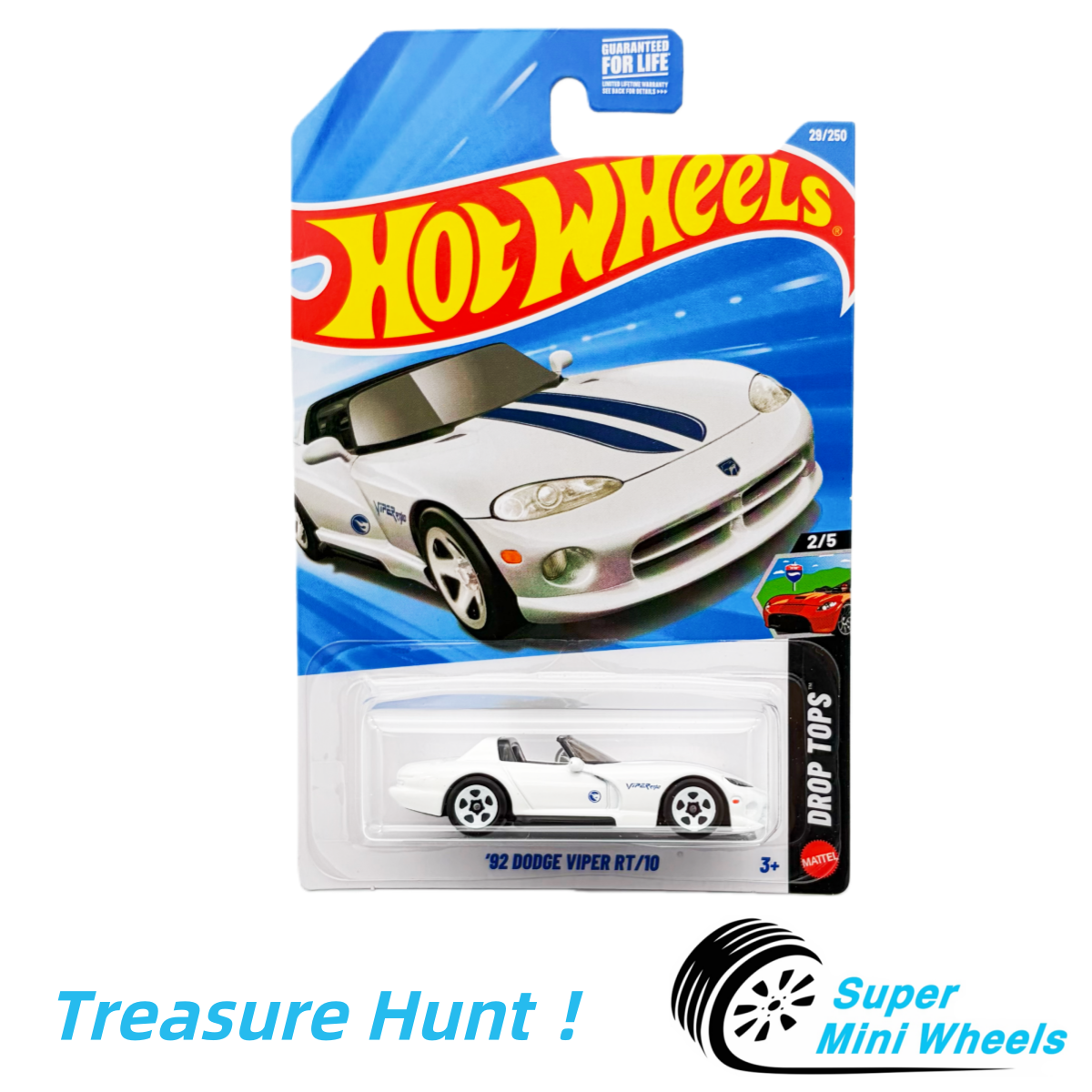 Treasure Hunt ! Hot Wheels 2026 #29 '92 Dodge Viper RT/10 White | eBay