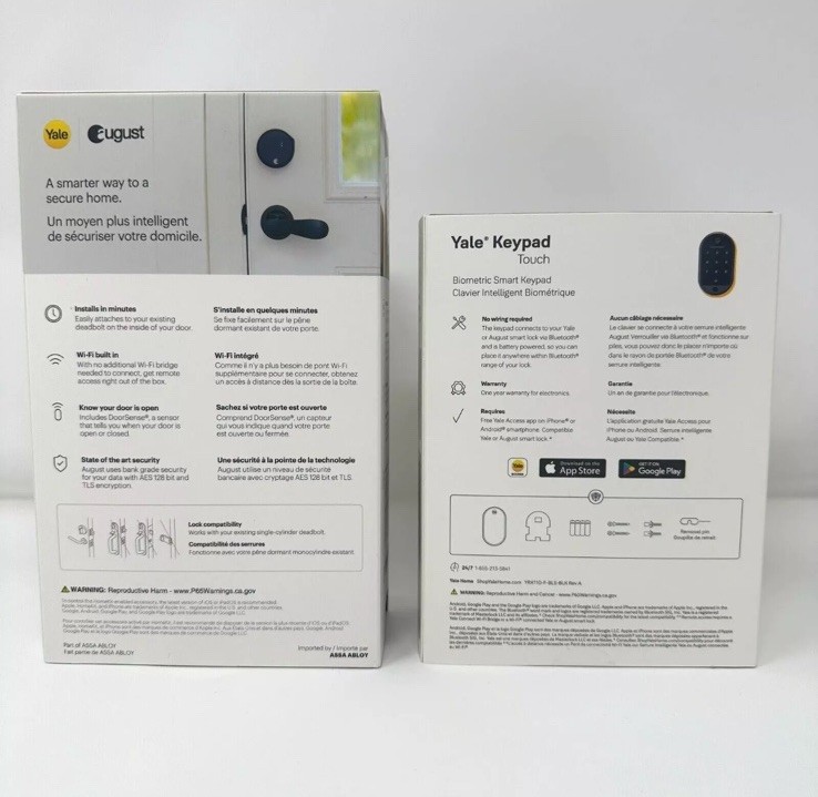 Yale | August Wi-Fi Smart Lock with Keypad Touch - Matte Black - BRAND ...