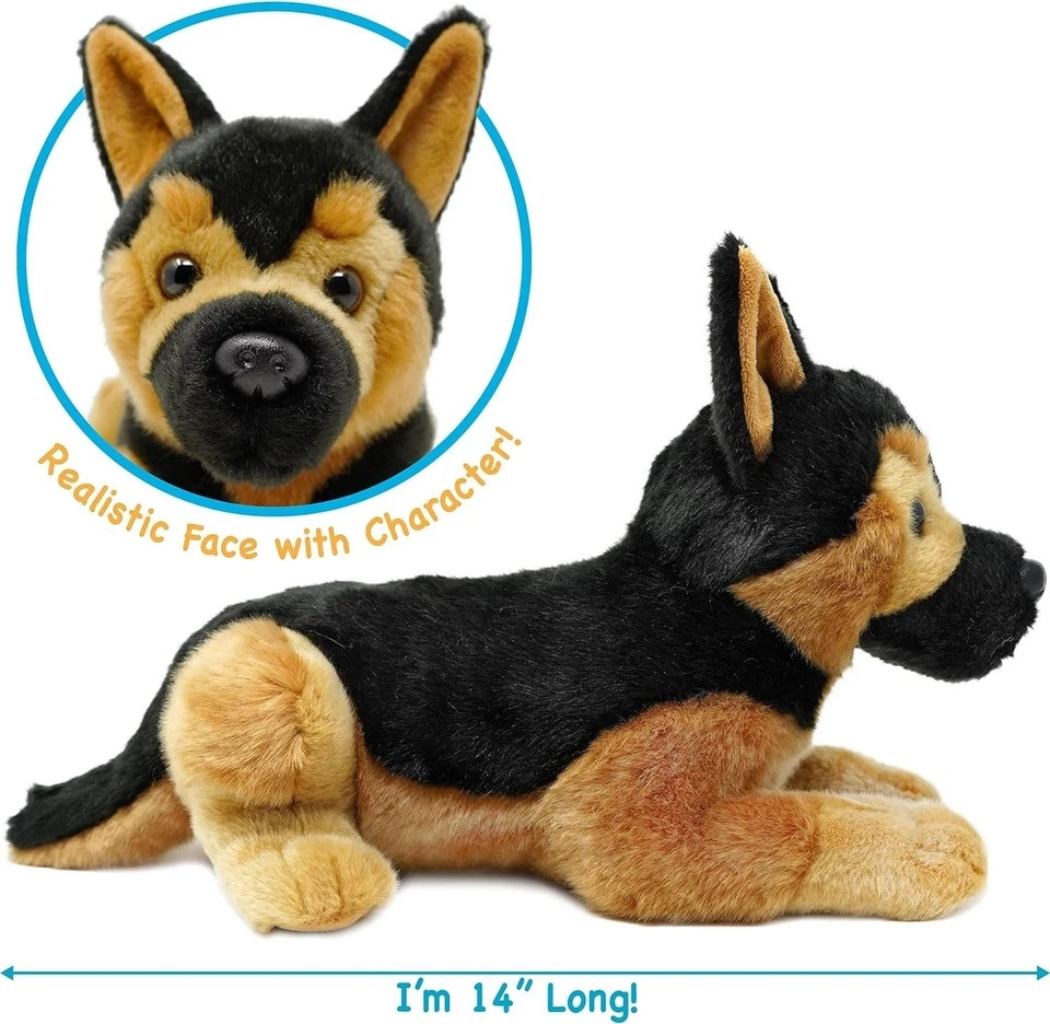 General German Shepherd Dog Plush Stuffed Animal Free Shipping USA | eBay