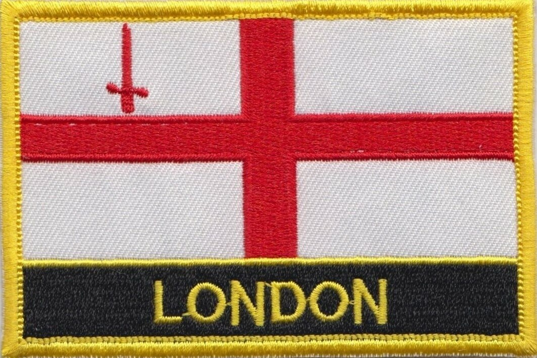 City Of London Flag Embroidered Patch - Sew or Iron on | eBay UK