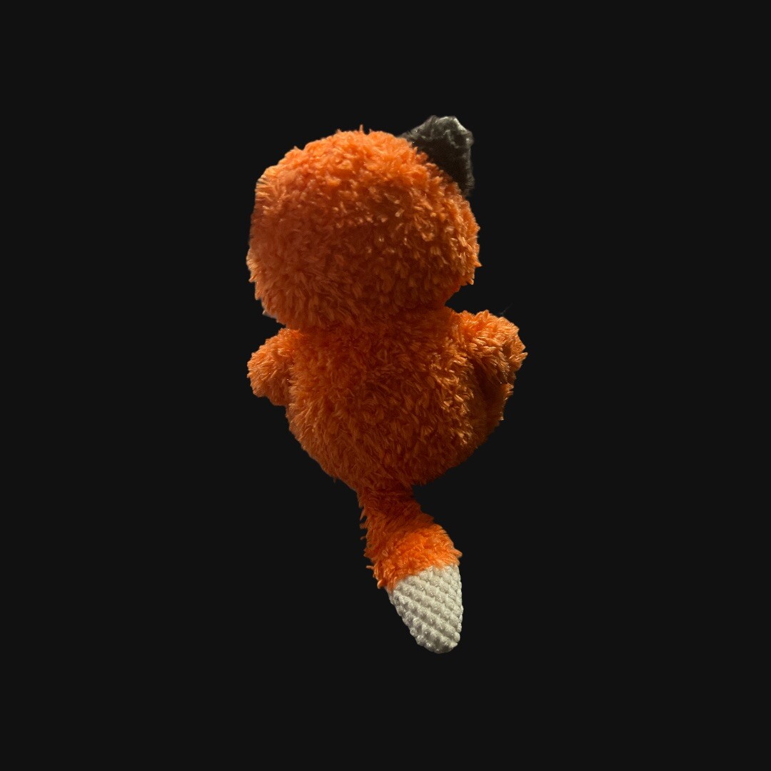 Animal Adventure Orange Fox Plush Brown Cream Corduroy Stuffed Sitting ...