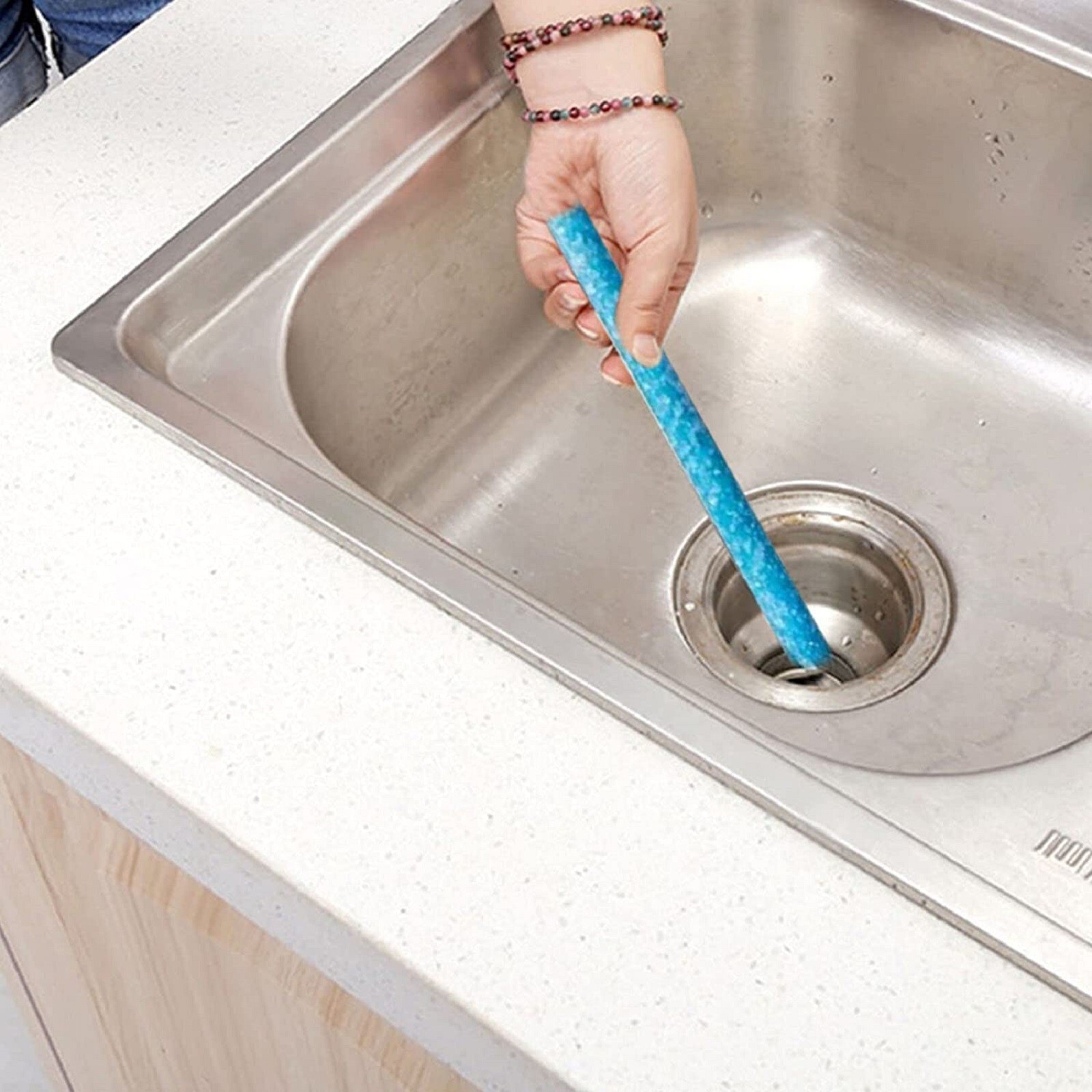 Easy Flow Drain Sticks Pack of 24 Cleaner To Provent Blockage Sink ...