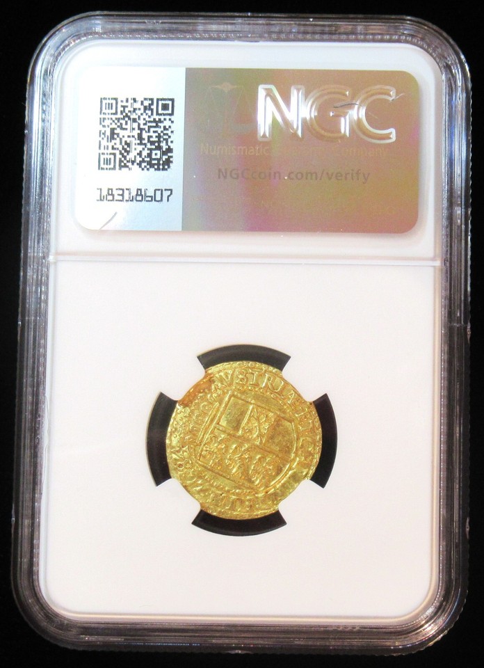 Austria: Archduke Karl gold Ducat 1584 UNC Details NGC, Klagenfurt mint ...