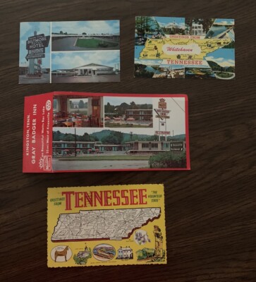 Vintage Postcards Tennessee Lot of 4 posted & unposted | eBay