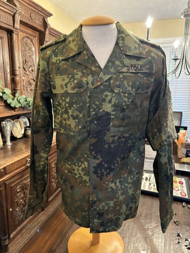 German Army BUND Flecktarm Colonel Uniform Shirt Med & Trousers Small ...