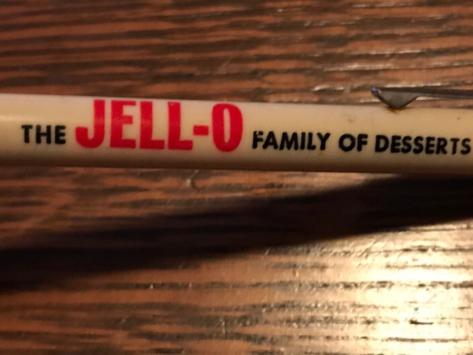 JELLO Vintage Advertising Marking Pen, Family Of Desserts | eBay