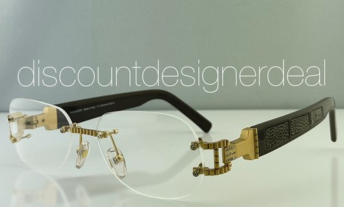 David Eden Frameless Eyeglasses Swarovski Crystal Idol Chocolate ...
