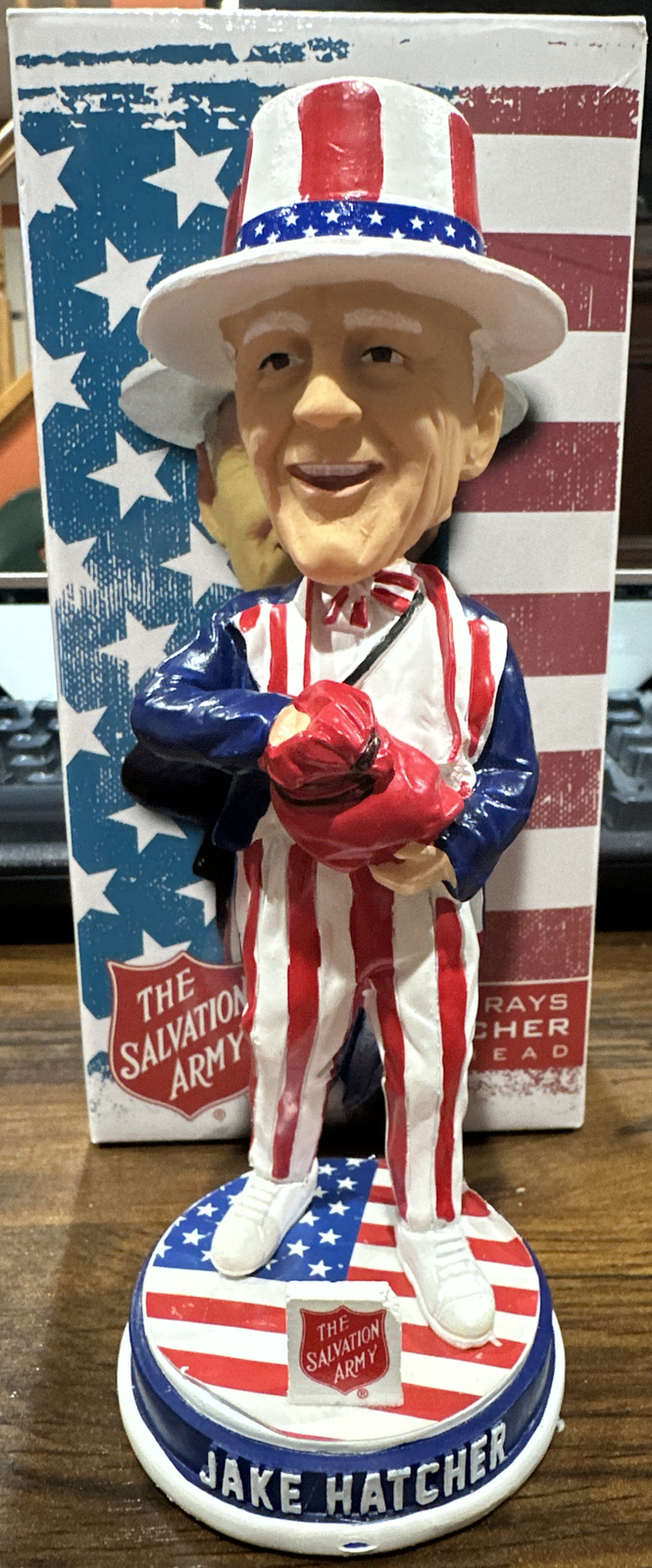 Jake Hatcher Princeton Rays Uncle Sam Bobblehead SGA Salvation Army ...