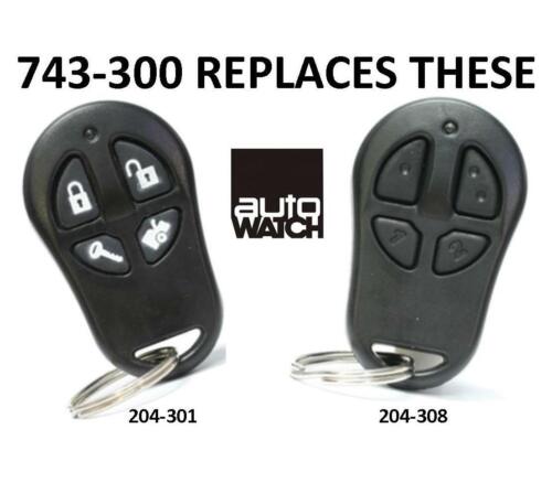 Autowatch Car Alarm Immobiliser REMOTE CONTROL ONLY 4 button 743-300 | eBay