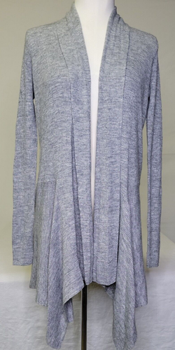 All Saints KELD Cinder Gray Marled Cardigan Wool Alpaca Blend Sweater ...