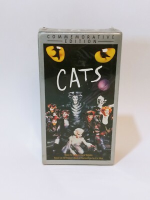 Cats: The Musical (VHS, 2000, 2-Tape Set, Commemorative Edition) BRAND ...