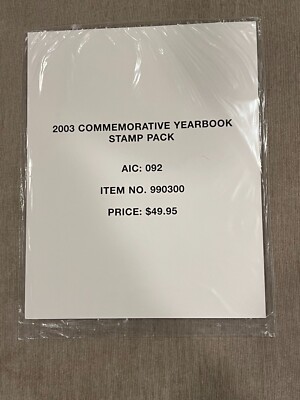 2003 USPS COMMEMORATIVE STAMP COLLECTION SEALED Face Value $49.95 | eBay