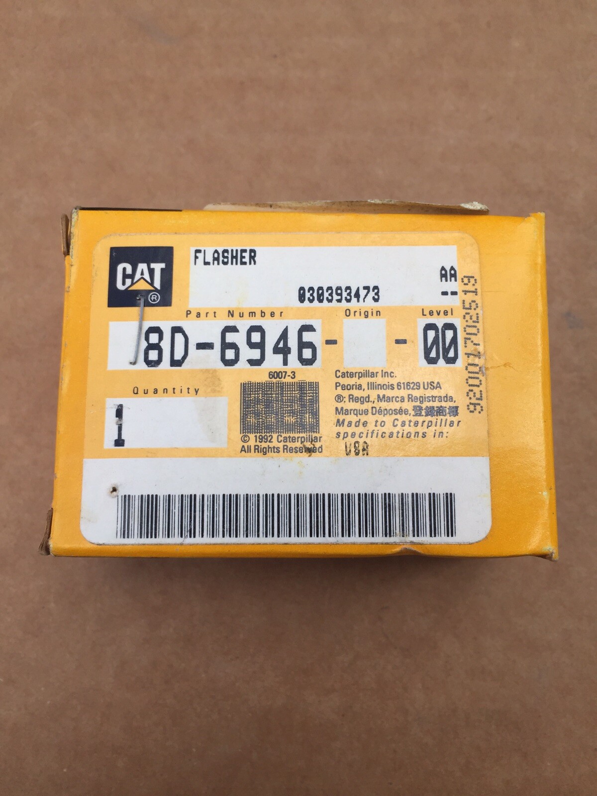 Caterpillar Nos Oem Flasher 8D-6946. Cat Factory Parts 8d6946. | eBay
