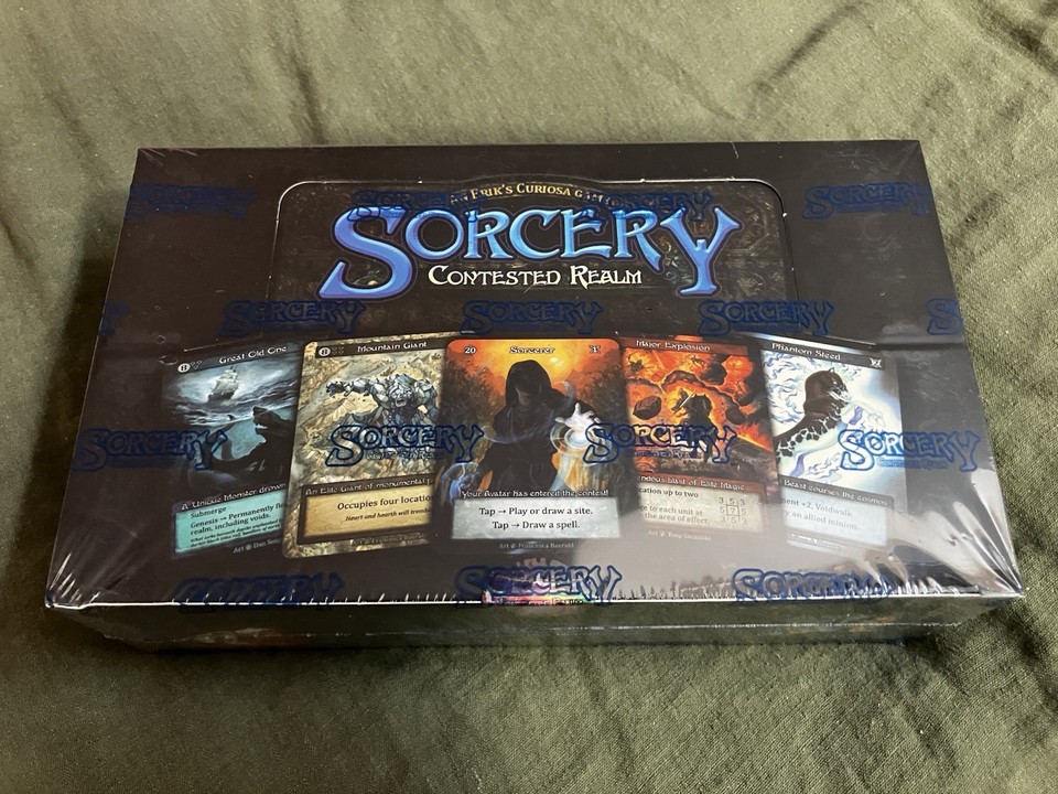 Sorcery Contested Realm TCG - Beta Booster Box (1st Wave Printing) | eBay