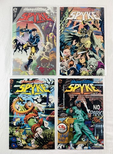 Epic Comics Heavy Hitters SPYKE, Complete Series, Issues #1-4, 1st ...