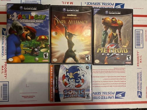 Vintage Retro Game Lot Nintendo GameCube/Dreamcast all CIB CLEAN SONIC ...