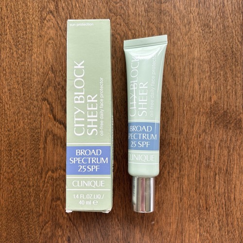 Clinique City Block Sheer Oil Free Daily Face Protector SPF 25 1.4 fl ...