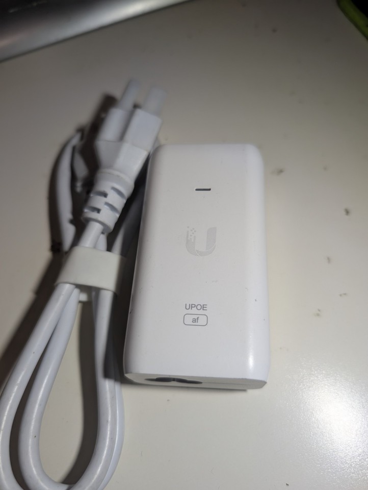 Ubiquiti UniFi U-PoE-AF PoE Injector UPOE af With Power Cord ...