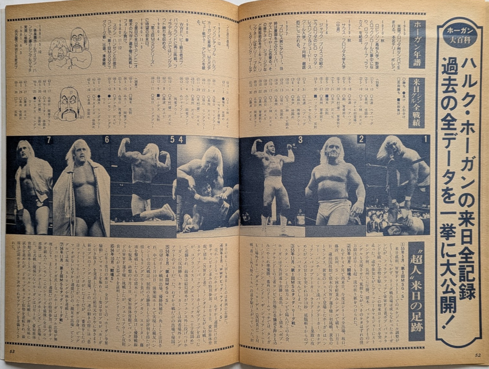Pro Wrestling Album No.40 Hulk Hogan 1984 | eBay