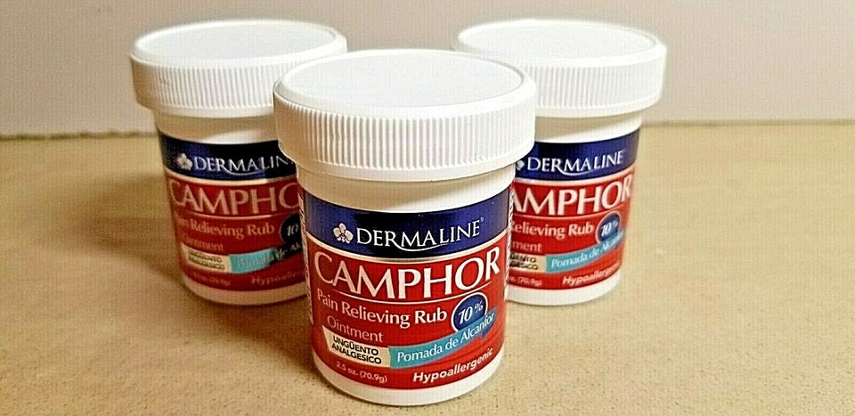 3 P- Camphor Ointment 10% Pain Relieving Rub; Pomada De Alcanfor, 2,5 ...