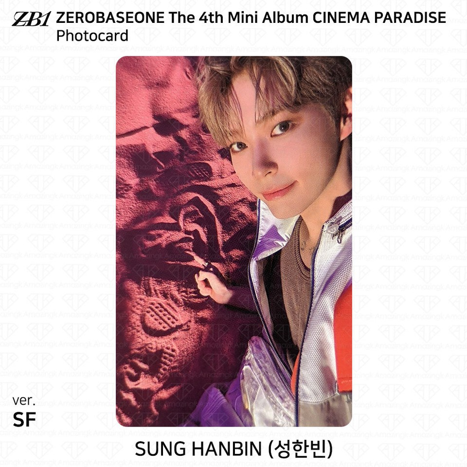 ZEROBASEONE ZB1 4th Mini Album CINEMA PARADISE Official Photocard ...