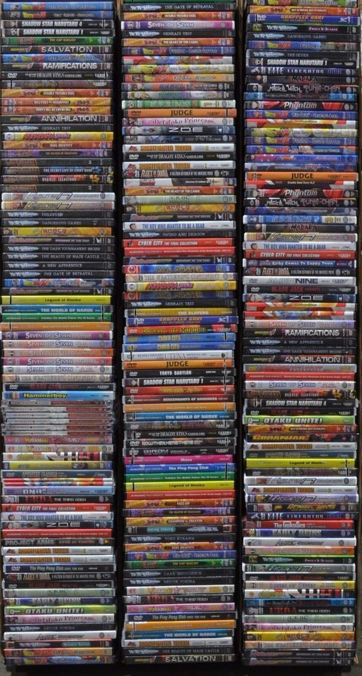Wholesale Lot of 30 Used Assorted DVD Random Grab Bag DVDs Japanese ...