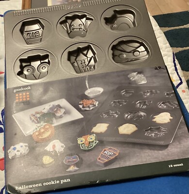 Good Cook Sweet Creations - Halloween Cookie Pan - 12 Designs - Non ...