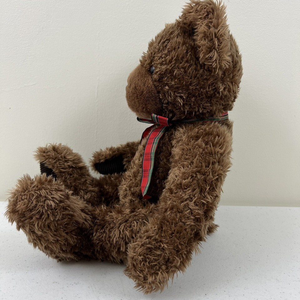 Gund Brown Teddy Bear Plush Scruffy Fur Corduroy Paws Stuffed Animal ...