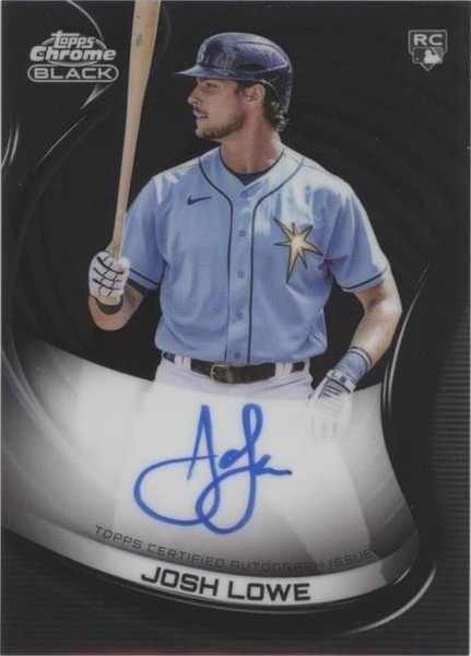 2022 Topps Chrome Black - Autographs #CBA-JL Josh Lowe (AU, RC) for ...