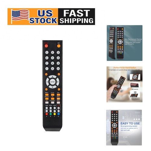 8142026670003C Universal Remote Control for Sceptre TVs - Infrared & 20 ...