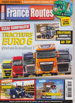 FRANCE ROUTES ROUTIERS N° 382 01/2014 TBE sans POSTER | eBay
