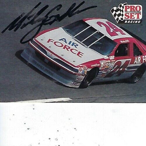 MICKEY GIBBS SIGNED 1991 PRO SET RACING #137 - NASCAR | eBay