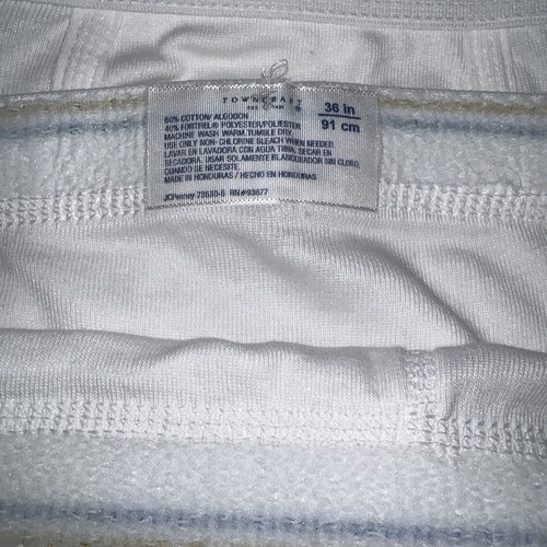 Vintage JCPenney TOWNCRAFT Men's Briefs Full Cut Underwear White 36 2 ...