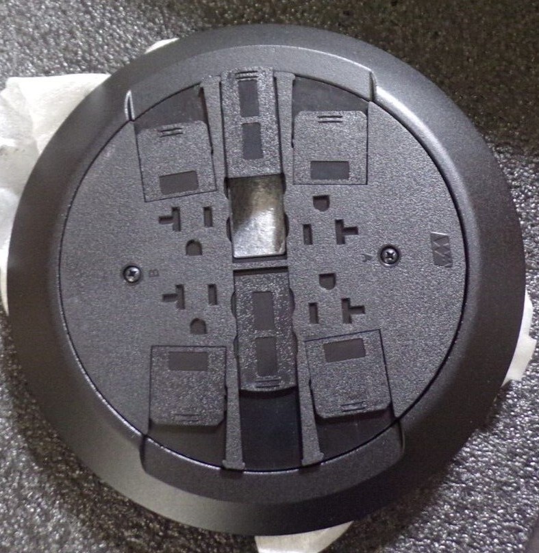 Wiremold RC4CTCBK Poke-Thru Assembly (G) | eBay