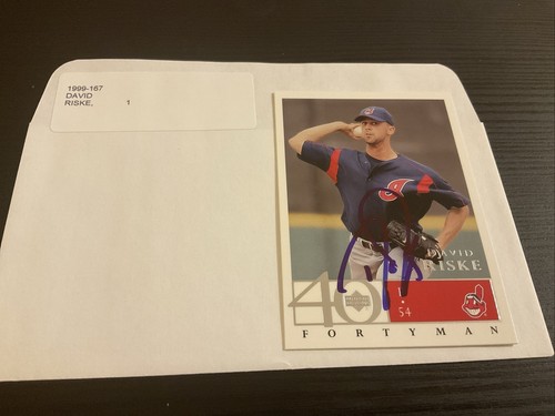 David Riske autographed baseball card (Indians) 2003 Upper Deck ...