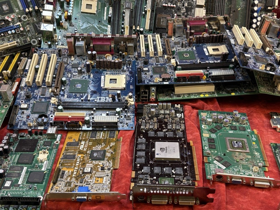 Scrap Old Computer Motherboards Graphics Cards Gold Recovery 40lbs ...