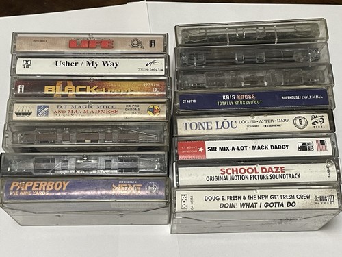 1990s Rap Hip Hop R & B Cassette Tape Lot Tested (15) 90s | eBay