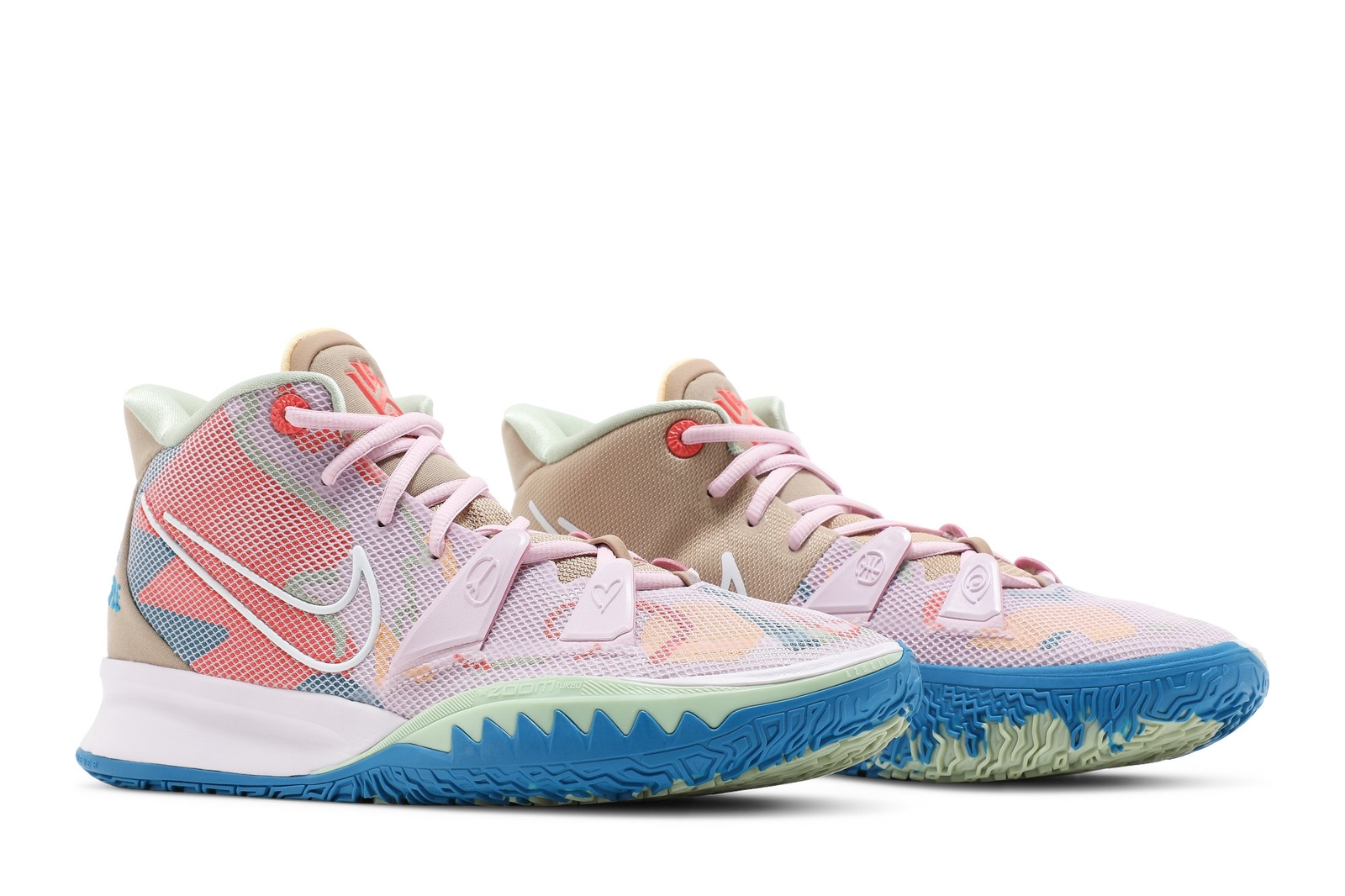 Size 8.5 - Nike Kyrie 7 1 World 1 People - Regal Pink for sale online ...