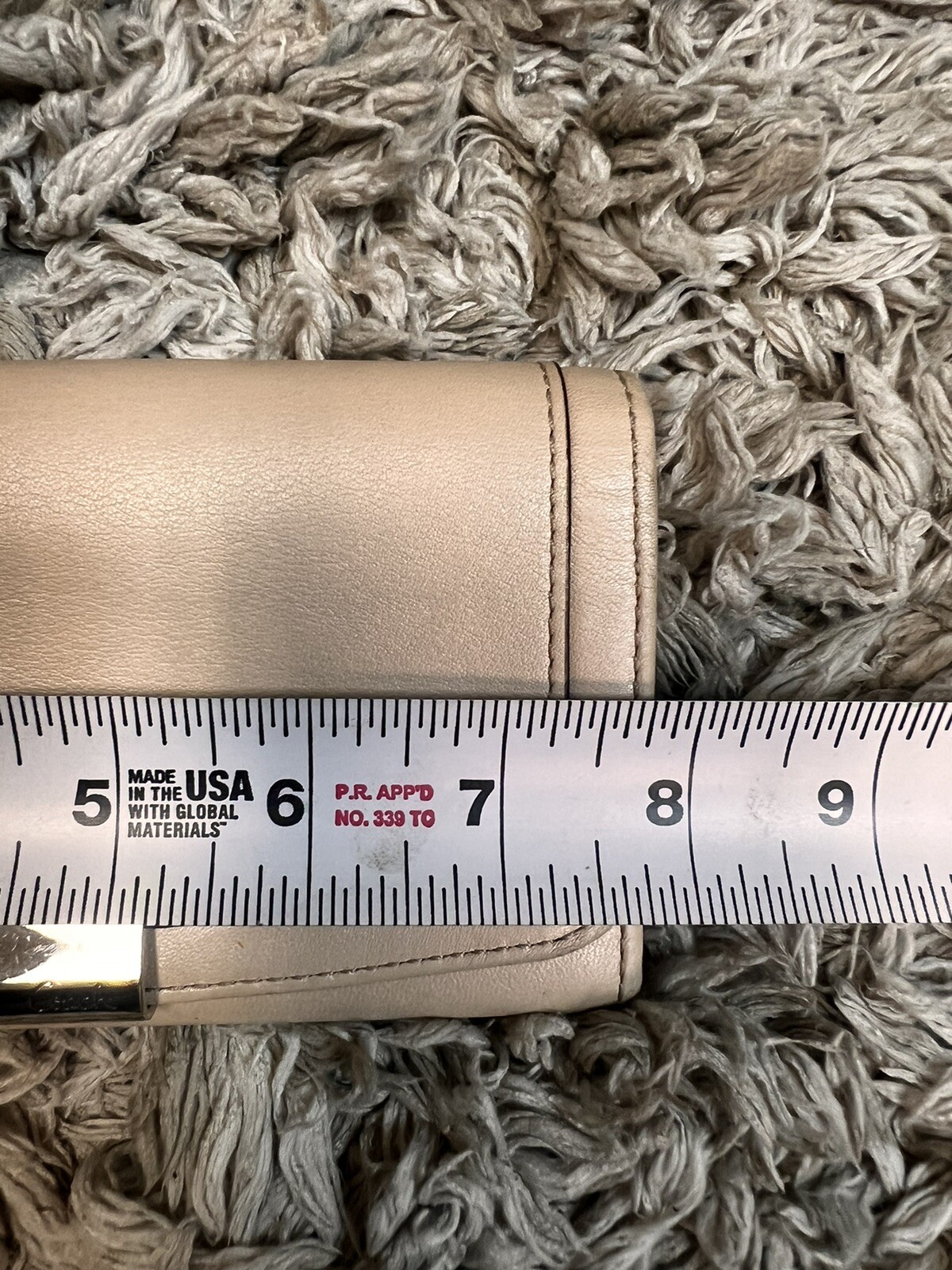 Coach Wallet Kristin Ivory Leather BiFold Envelope - Gem