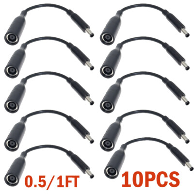 10PCS Power Charger Converter Adapter Cable 7.4mm To 4.5mm For dell ...
