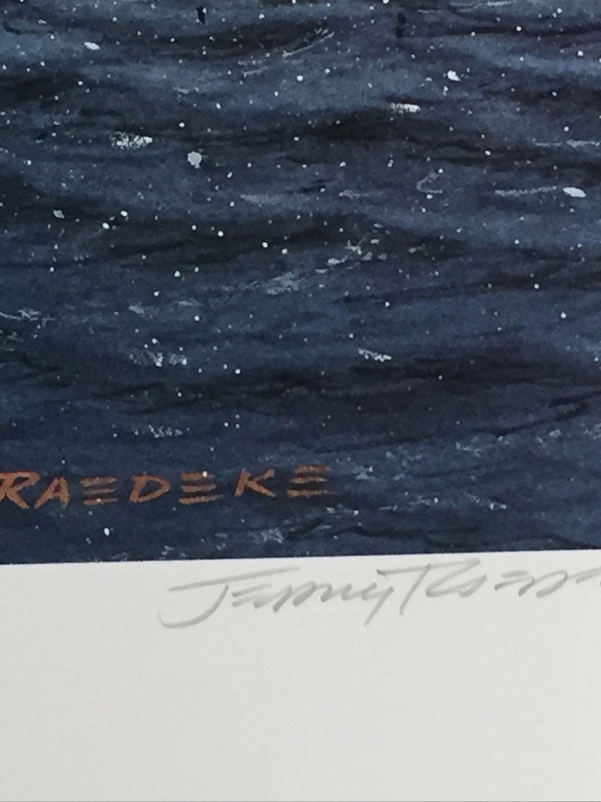 Jerry Raedeke, 1990 DU ,Print, “Last Day”1432/3800;Mint,Unframed ...