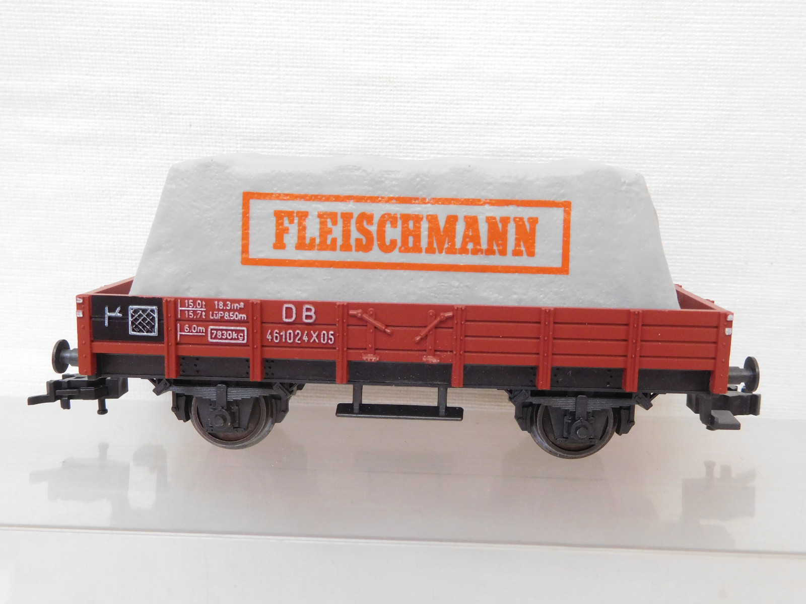 MES-54722 Fleischmann 5200 H0 Güterwagen DB 461024 sehr guter Zustand ...