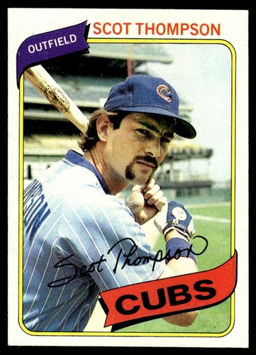 1980 Topps Scot Thompson #574 Chicago Cubs Baseball Card | eBay